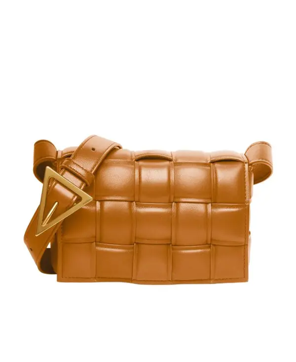 Bottega Veneta Woven Shoulder Bag - Brown