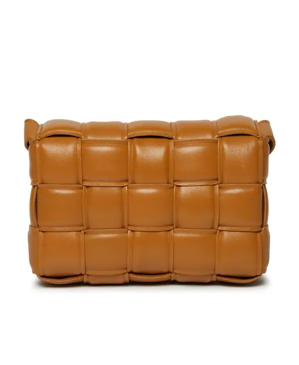 Bottega Veneta Woven Shoulder Bag - Brown