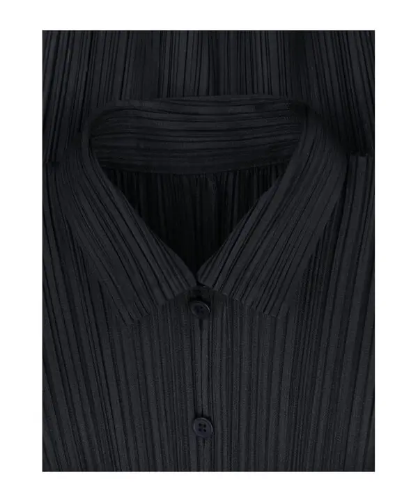 Issey Miyake Pleated Button-up Shirt