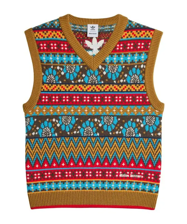 ADIDAS ORIGINALS X Wales Bonner Knitted Vest - Multi-color
