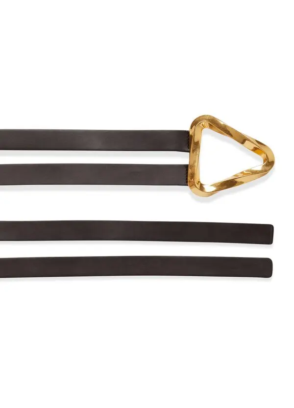 Bottega Veneta Triangle Buckle Belt