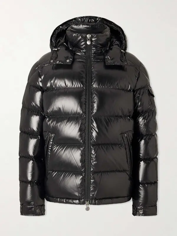 Moncler Maya Quilted Shell Down Jacket - Black