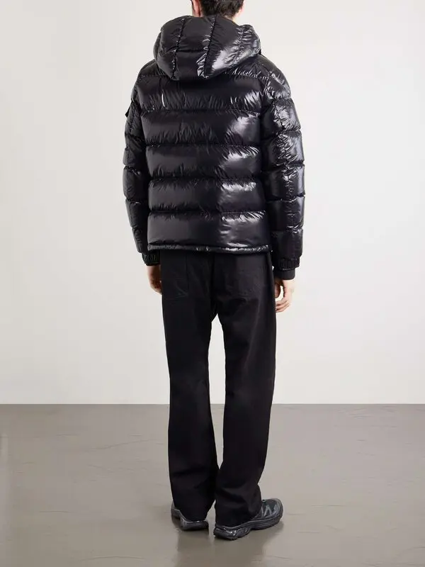 Moncler Maya Quilted Shell Down Jacket - Black