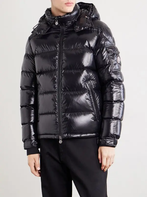 Moncler Maya Quilted Shell Down Jacket - Black