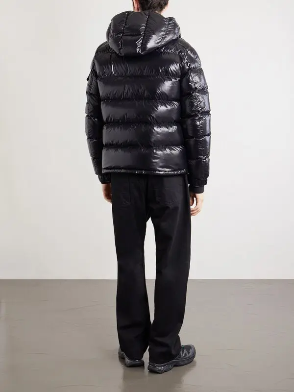 Moncler Maya Quilted Shell Down Jacket - Black