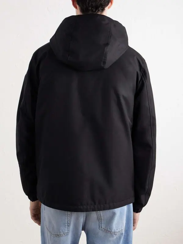Moncler Shell-trimmed Twill Down Jacket