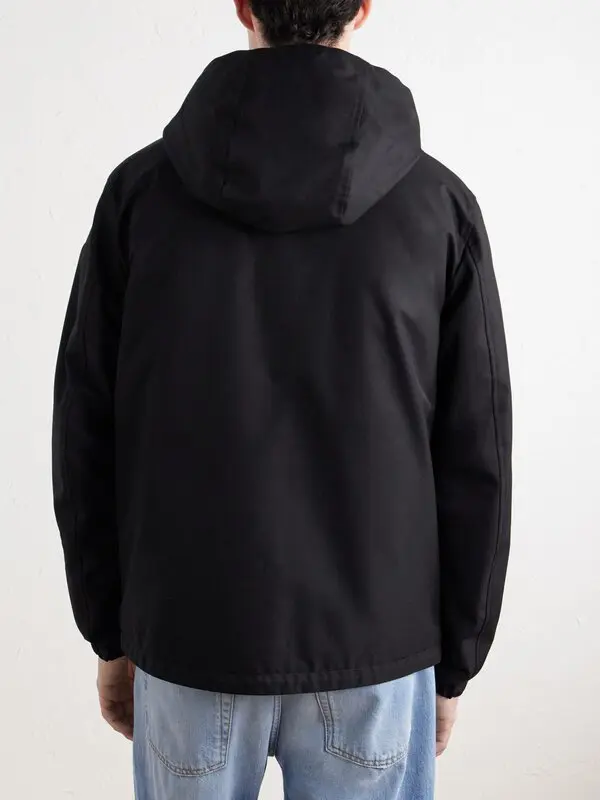 Moncler Shell-trimmed Twill Down Jacket