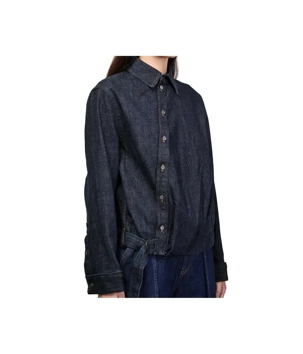 Loewe Draped Denim Shirt