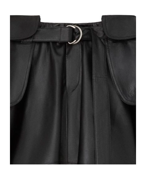 Loewe Leather Cargo Skirt