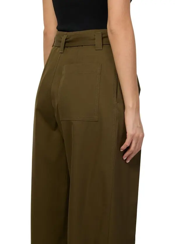 Loewe Cotton And Silk Straight-leg Trousers