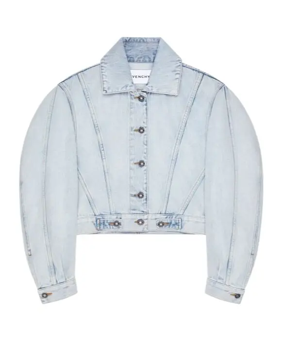 Givenchy Back-to-front Cocoon Jacket In Denim
