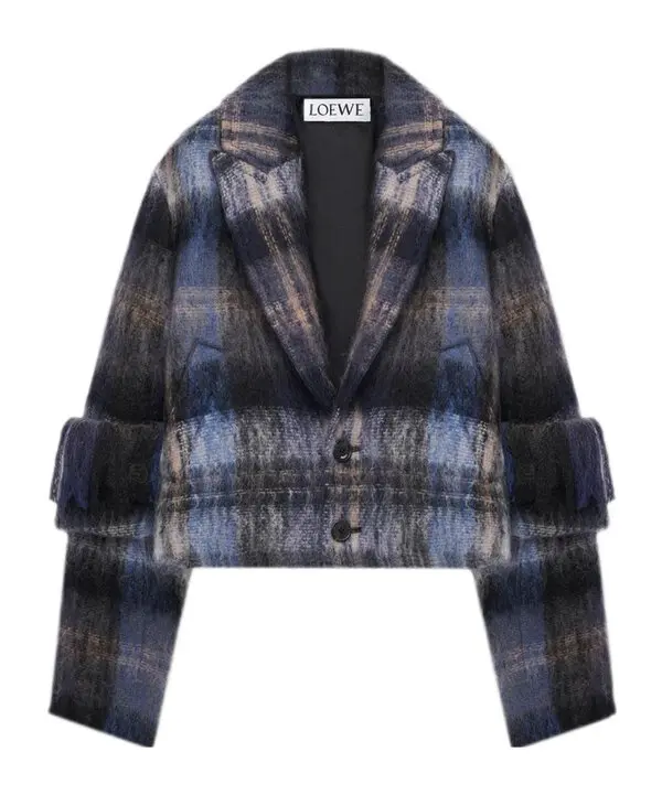 Loewe Jacket In Mohair And Wool Blend