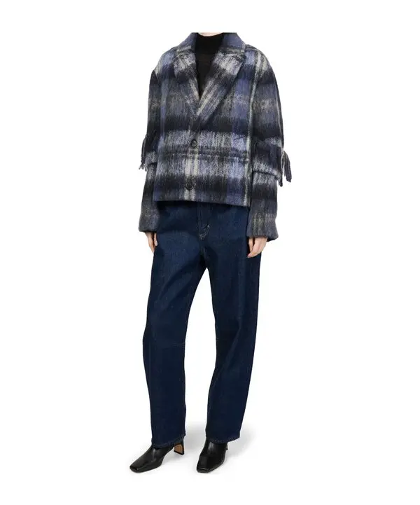 Loewe Jacket In Mohair And Wool Blend