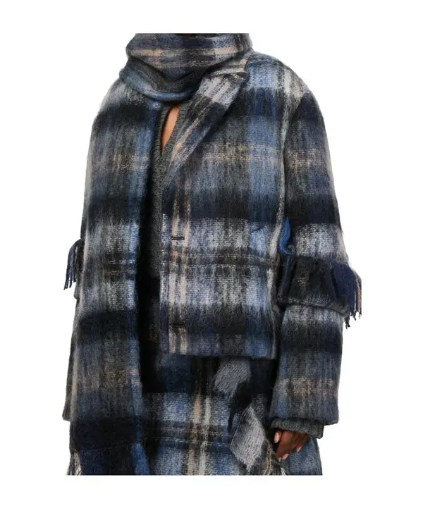 Loewe Jacket In Mohair And Wool Blend