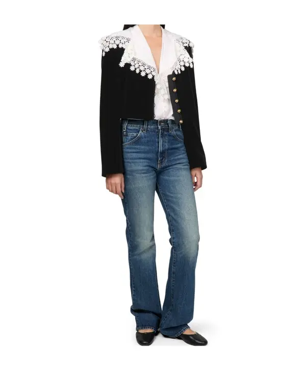 Chloé Velvet Cropped Jacket