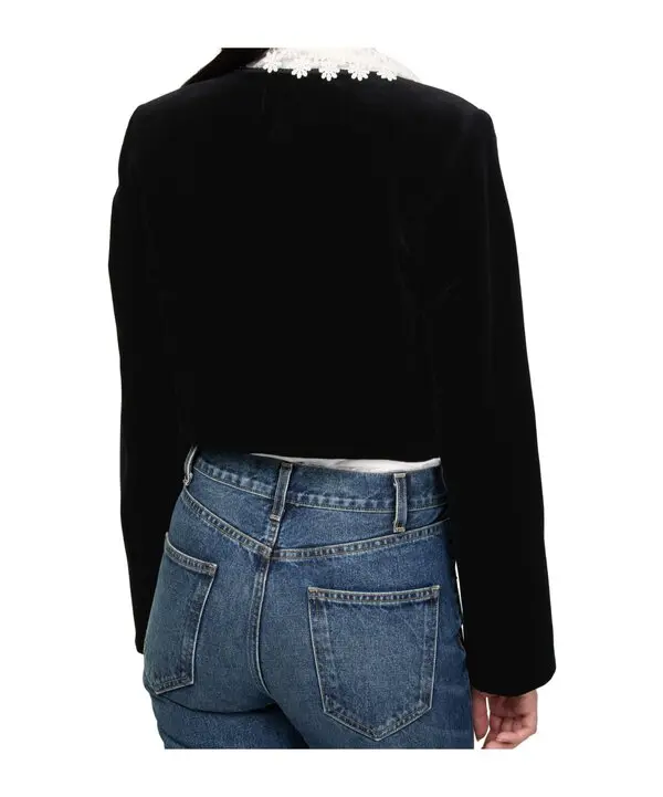 Chloé Velvet Cropped Jacket