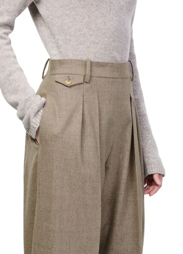 Khaite Pleated Casual Pants