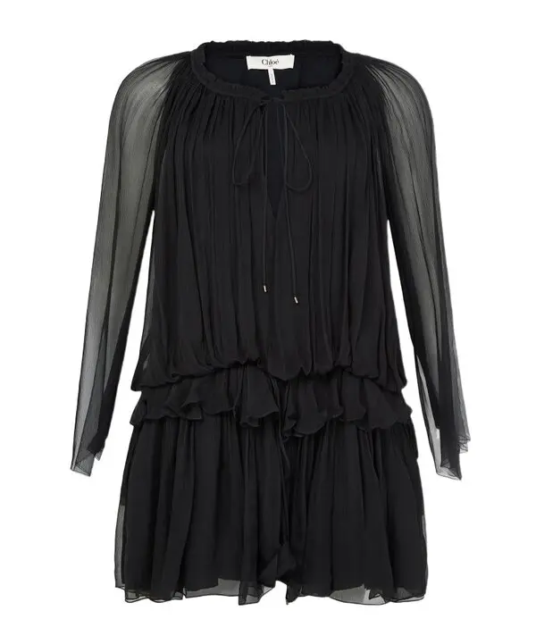 Chloé Mini Ruffled Dress