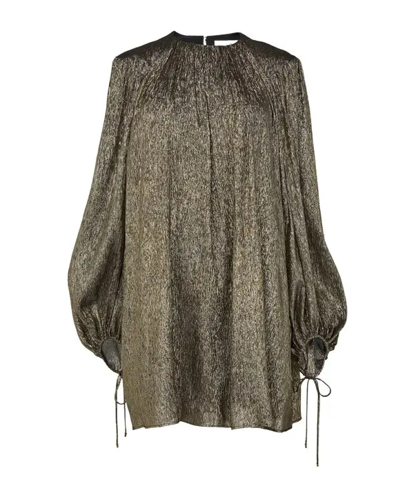 Chloé Metallic Mini Dress