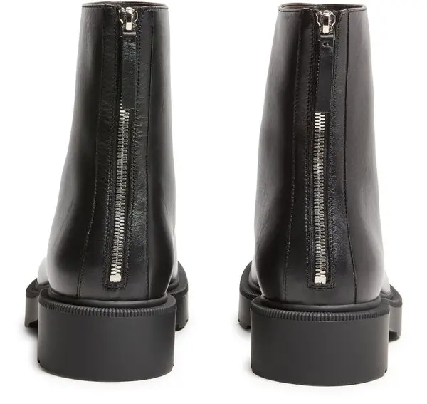 THE ROW Nobilis Leather Ankle Boots