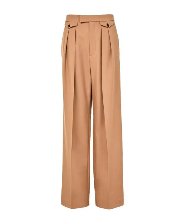 Chloé Straight Pleated Pants