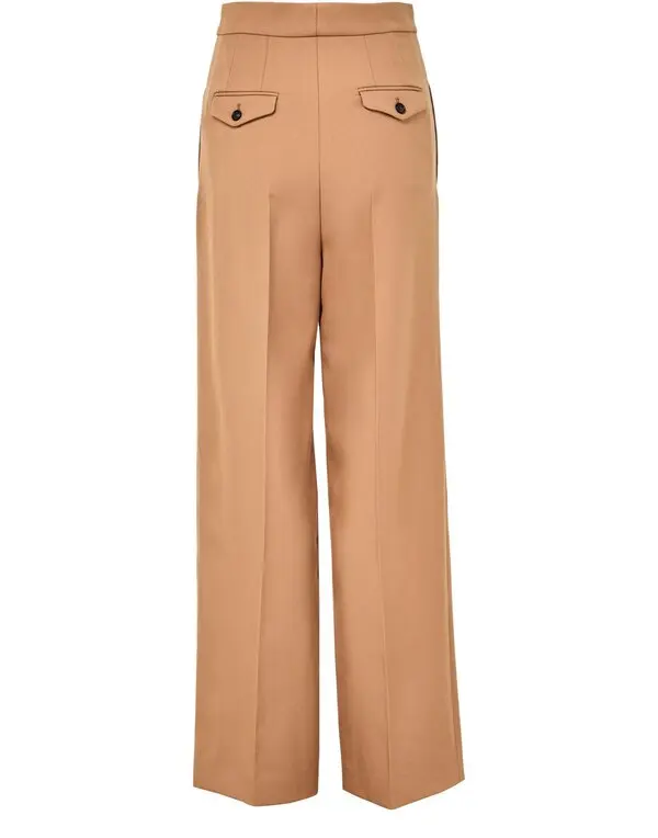 Chloé Straight Pleated Pants