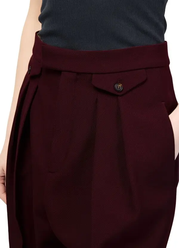 Chloé Straight Pleated Pants