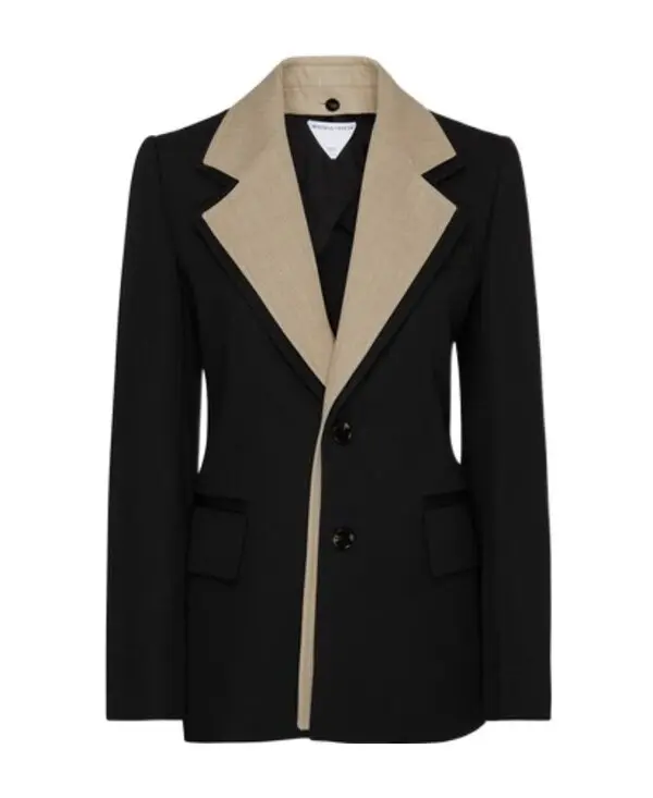 Bottega Veneta Single-breasted Long-sleeved Suit Jacket