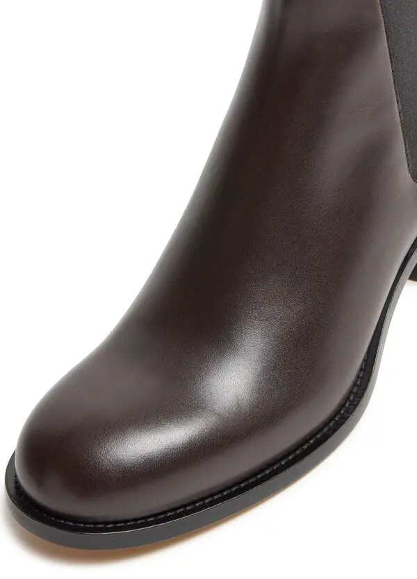 THE ROW Nobilis Chelsea Boots In Leather