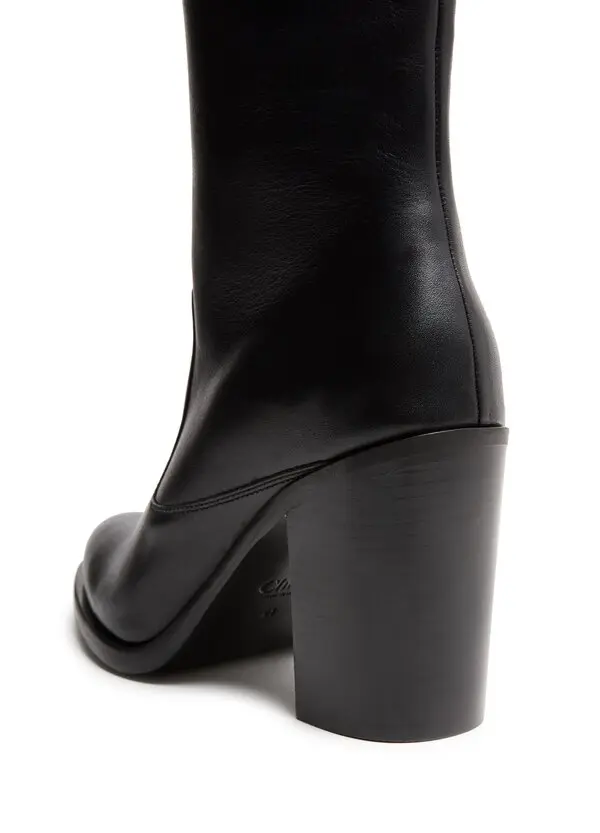 Chloé Knee-high Boots With Side Zippers