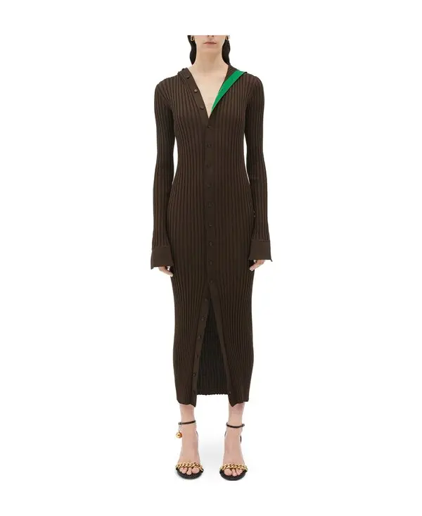 Bottega Veneta Knitted Breasted Dress