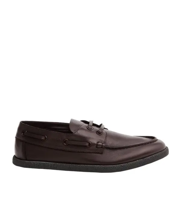 THE ROW Novus Sailor Loafers - Black