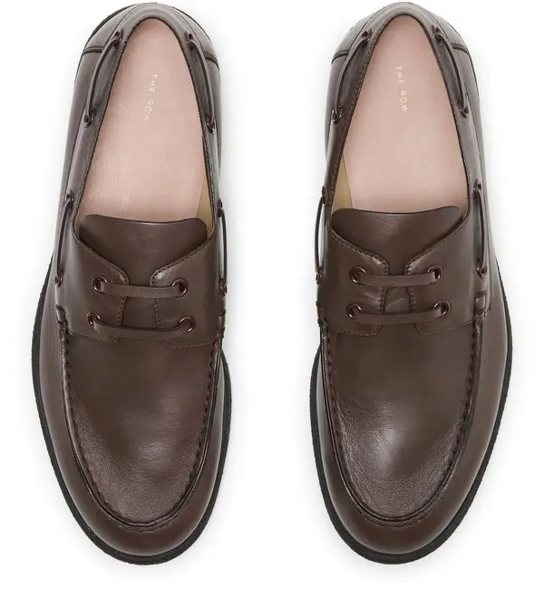 THE ROW Novus Sailor Loafers - Black