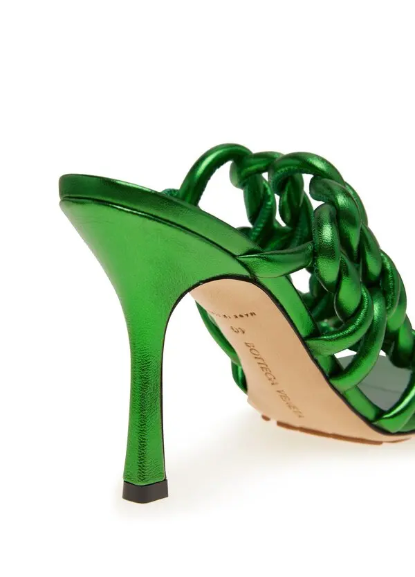 Bottega Veneta Square-headed High-heeled Sandals