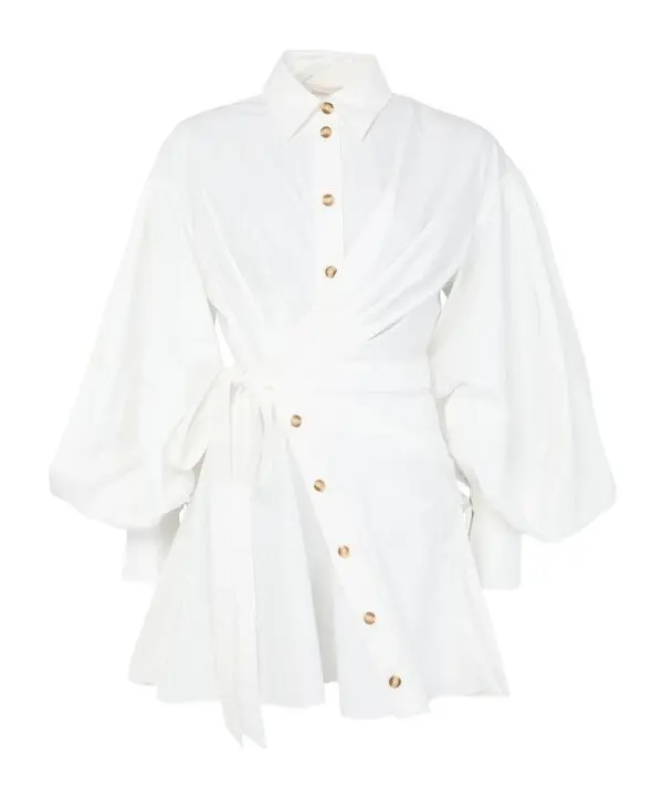 Zimmermann Rebellion Poplin Mini Dress