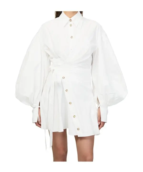 Zimmermann Rebellion Poplin Mini Dress