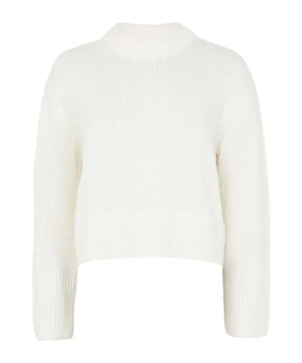 LISA YANG Sony Crew Neck Sweater - White