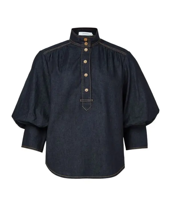 Zimmermann Billowing Denim Shirt