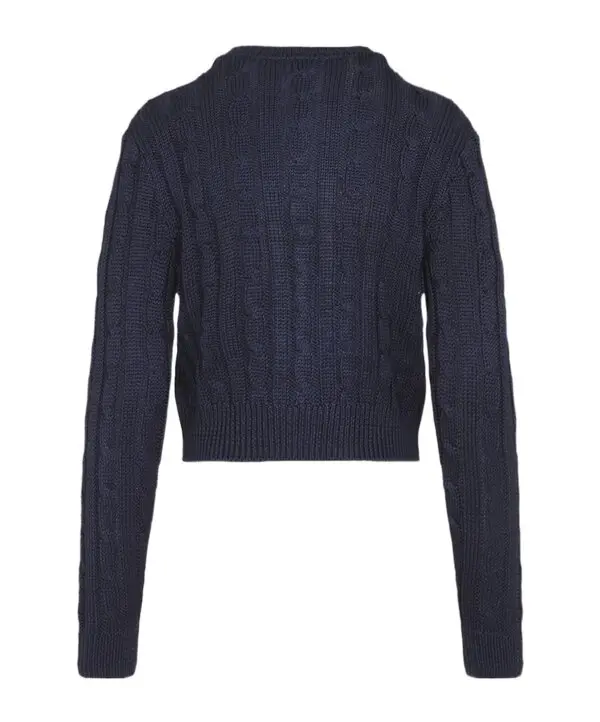 Ralph Lauren Cable Knit Cropped Cardigan