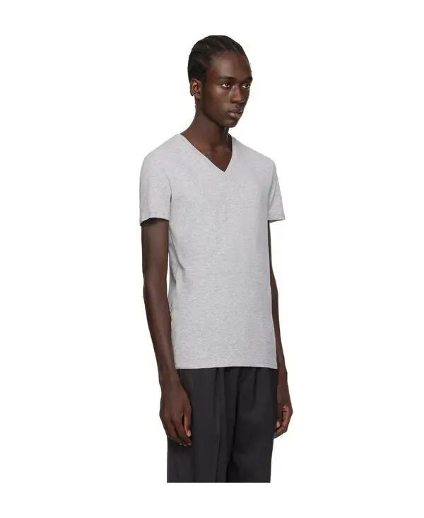 Zegna V-neck Short-sleeved T-shirt