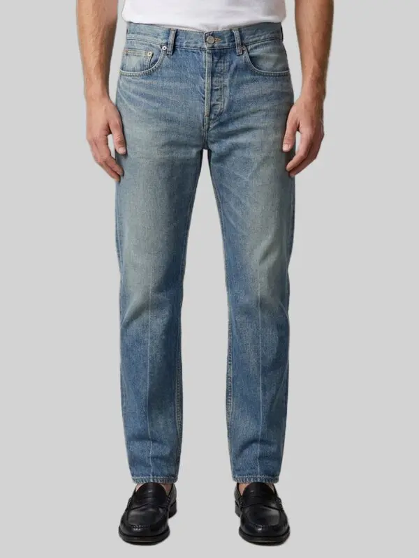 Saint Laurent Tapered Mid-rise Jeans