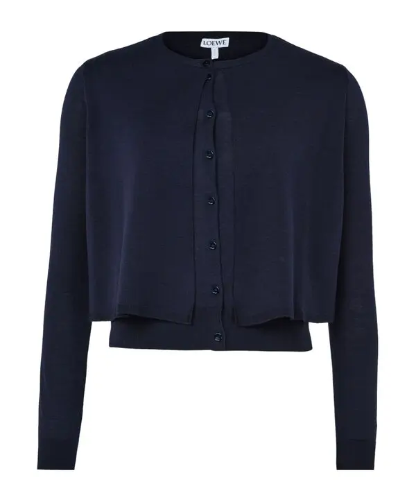 Loewe Wool Cardighan - Black