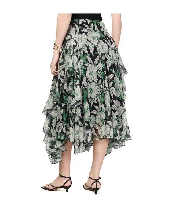 Loewe Floral Print Midi Skirt