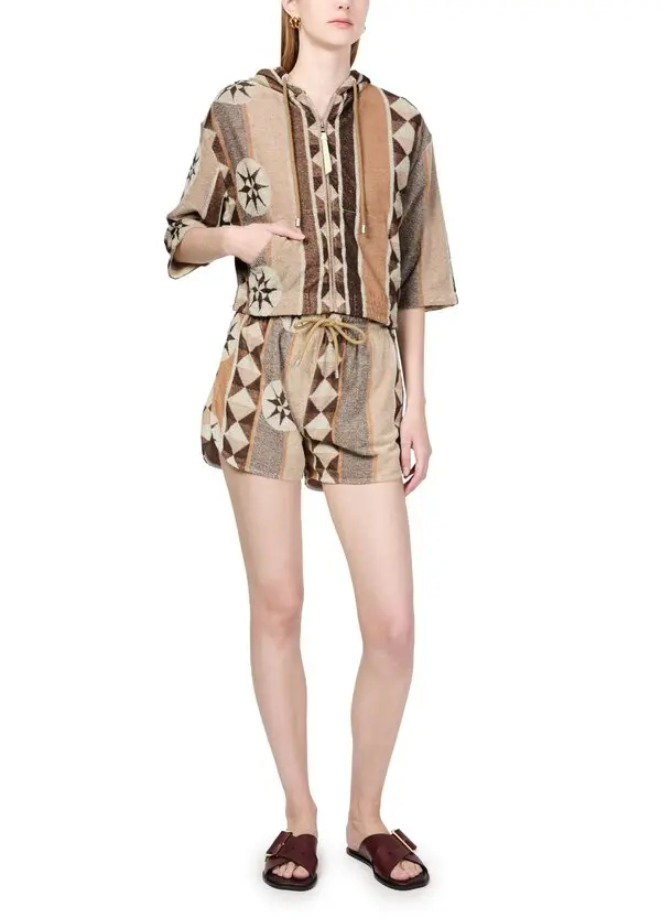Loewe Printed Hooded Jacket