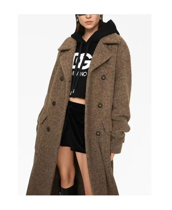 Dolce & Gabbana Dolce Gabbana Double-breasted Mid-length Coat