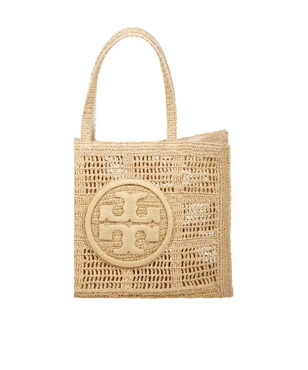 Tory Burch Ella Crochet Large Tote Bag