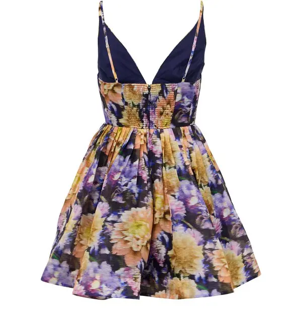 Zimmermann Luna V-neck Mini Dress