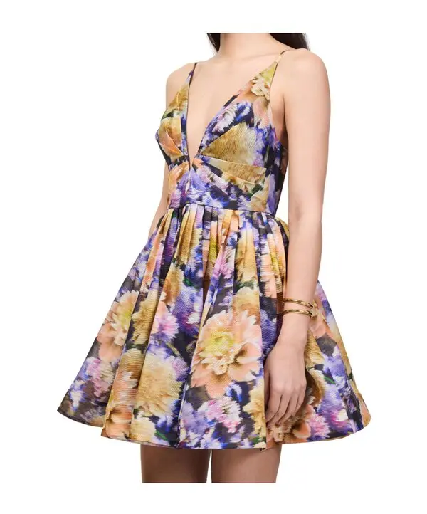 Zimmermann Luna V-neck Mini Dress