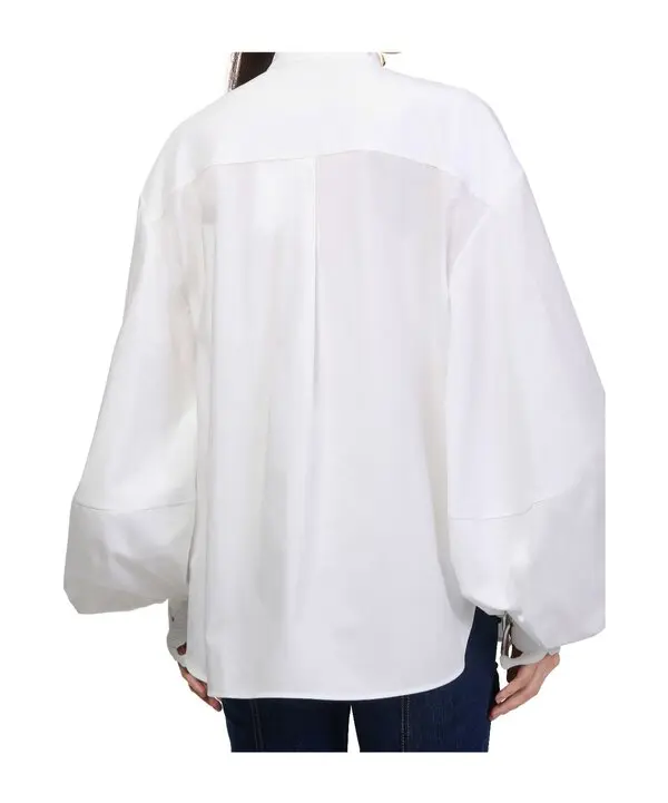 Zimmermann Long-sleeved Embroidered Cover-up - White