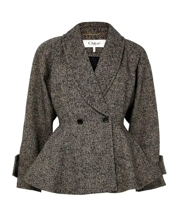 Chloé Short Double-breasted Coat